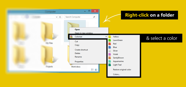 How to make windows folders colourful? | Technology we can't ignore