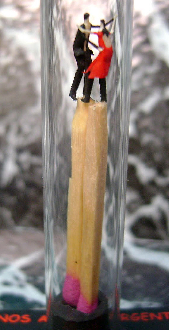 Eclectix Arts: Carved Matchstick Sculptures