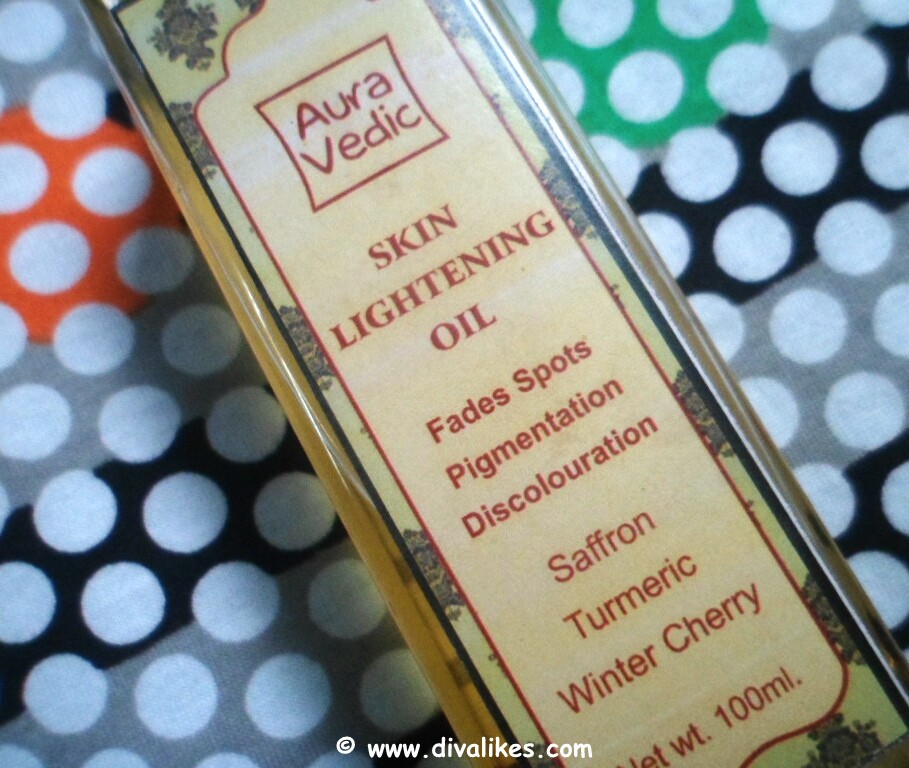 Auravedic Skin Lightening Oil Review | Diva Likes