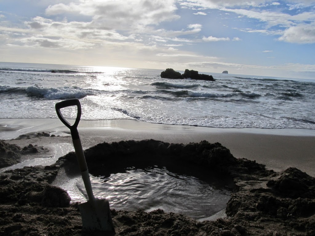 strange spots: Digging a hole, diggy diggy hole!