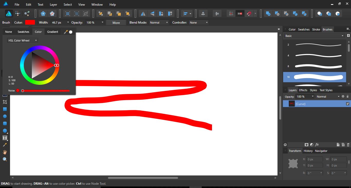 Using the Vector Tool in Affinity Designer | Design Bundles