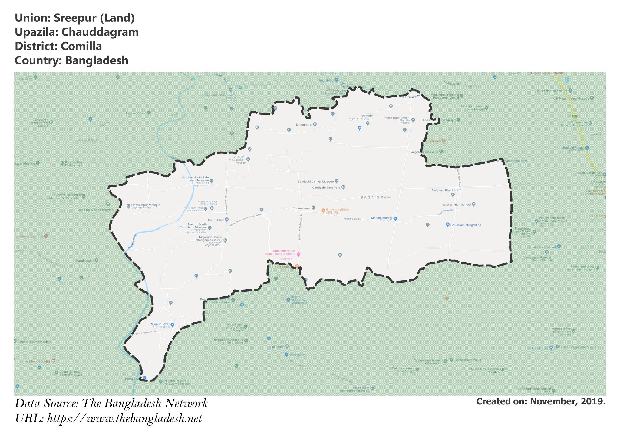 Sreepur Union, Comilla