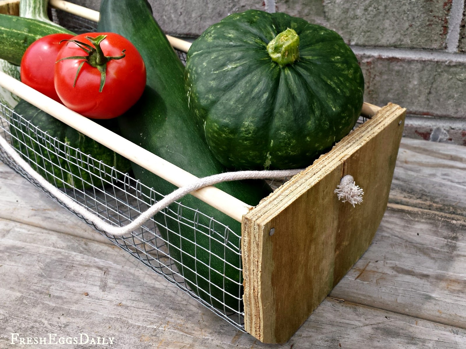 DIY Wood and Wire New England Clam Hod Egg Basket - Fresh Eggs Daily ...