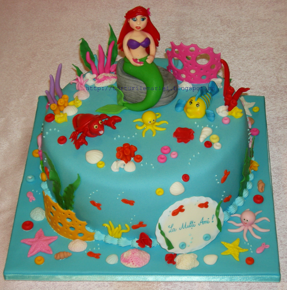 Lovely Creative Cakes : Tort cu Ariel si prietenii