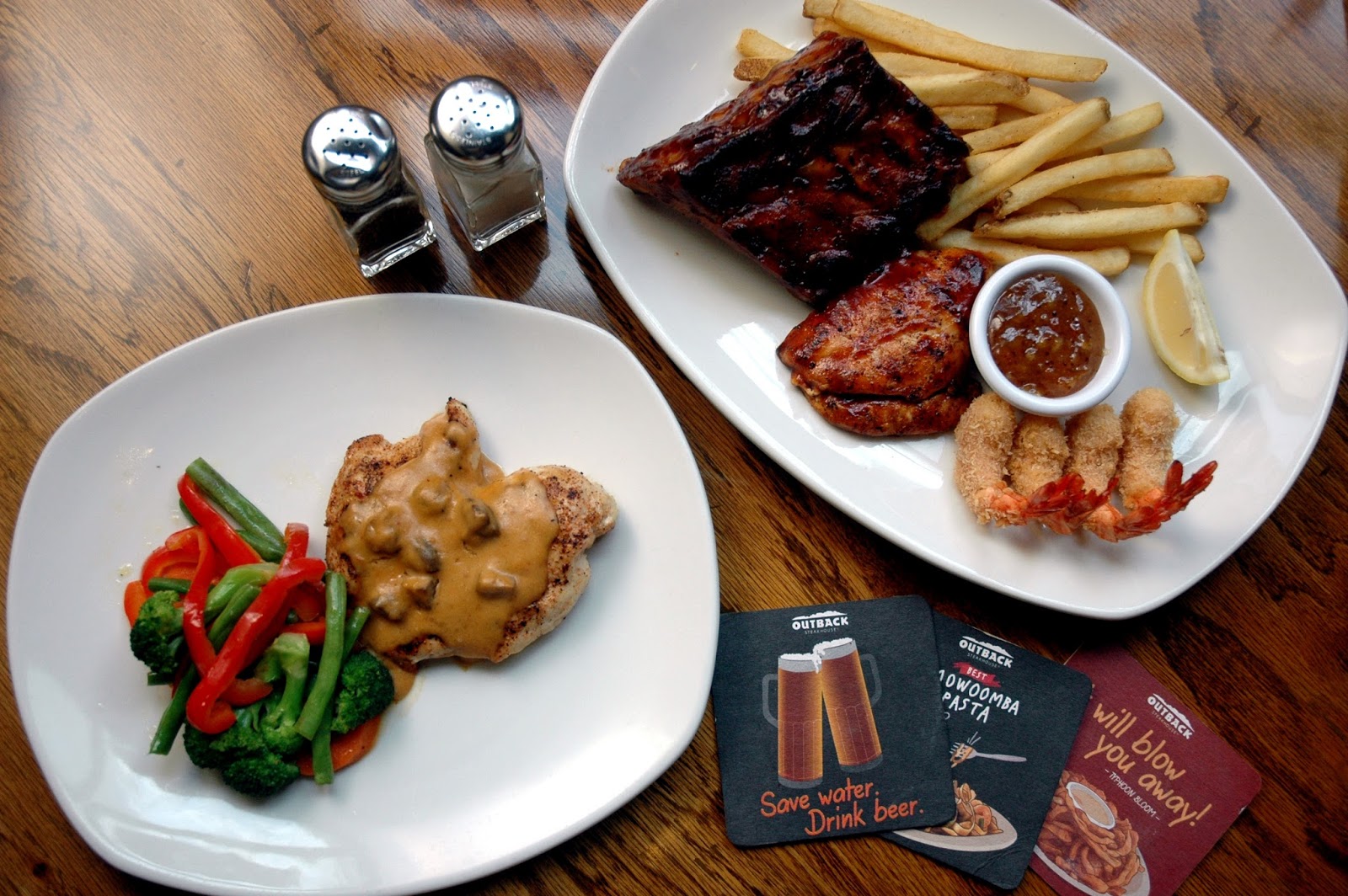 DUDE FOR FOOD: Changing Seasons and Outback's New Seasonal Dishes