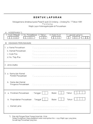 Wajib Lapor Ketenagakerjaan - Ilmu HRD