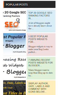 5 Best Popular Posts Widgets for Blogger - My Tricks Pedia