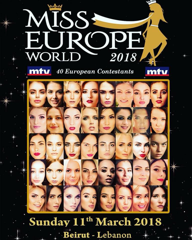 The Pageant Crown Ranking: Miss Europe World 2018