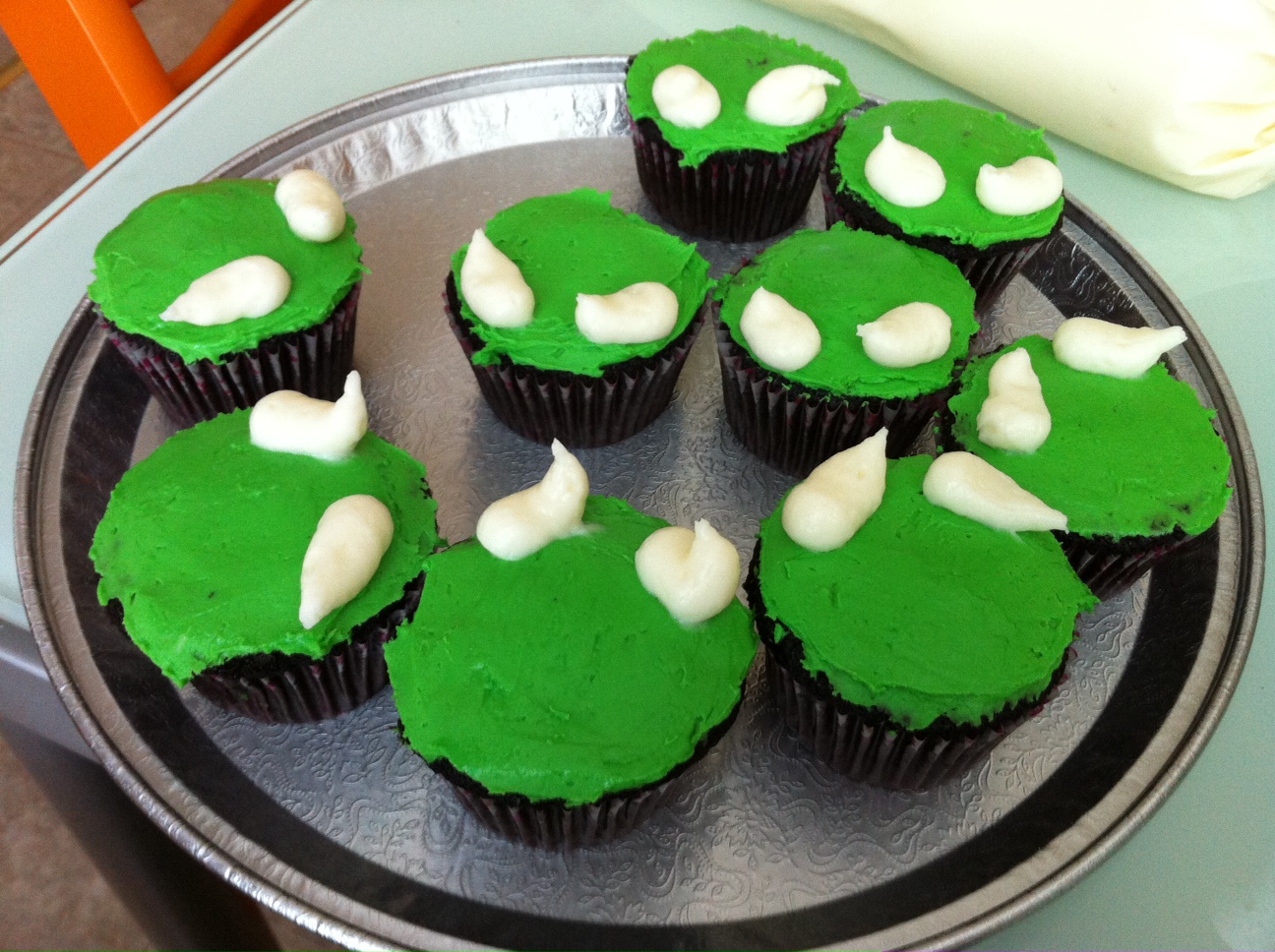 everywhere orange: Kermit party: the food