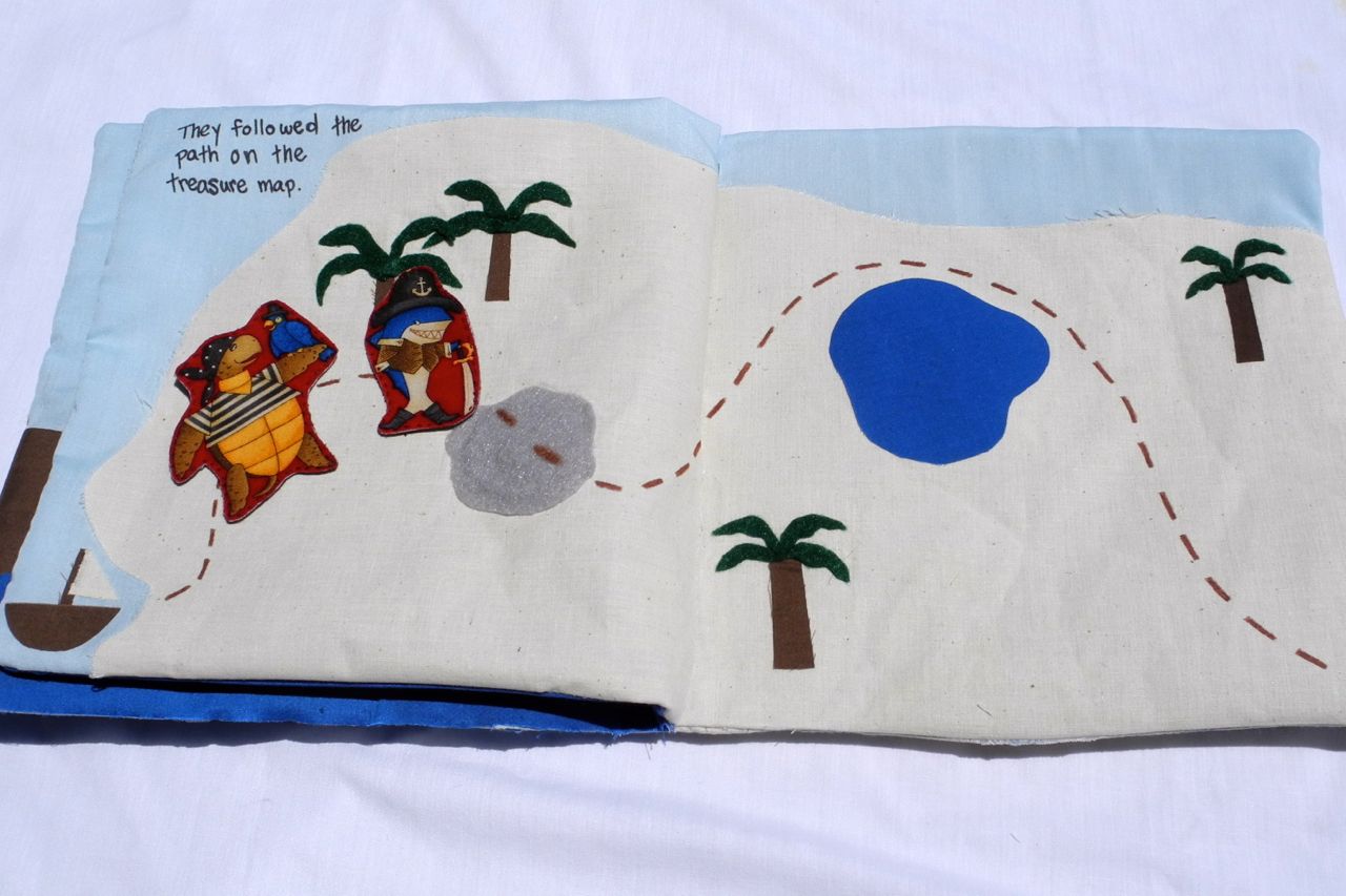 A Song of Sixpence: pirate quiet book - the finished product