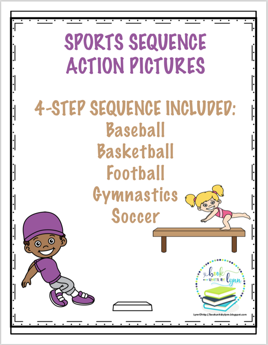 SPORTS SEQUENCE PICTURE SETS ~ Book Units by Lynn