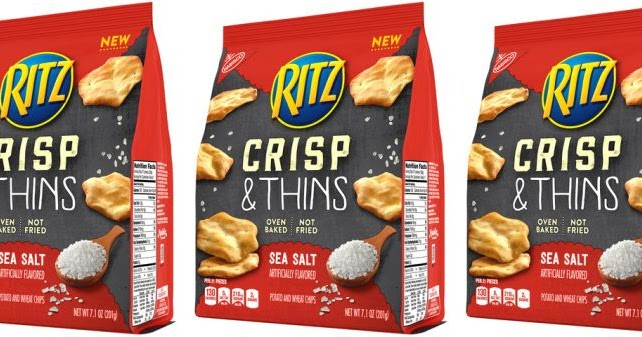 New Ritz Crisp & Thins Arrive as a "Better-for-You" Chip Option