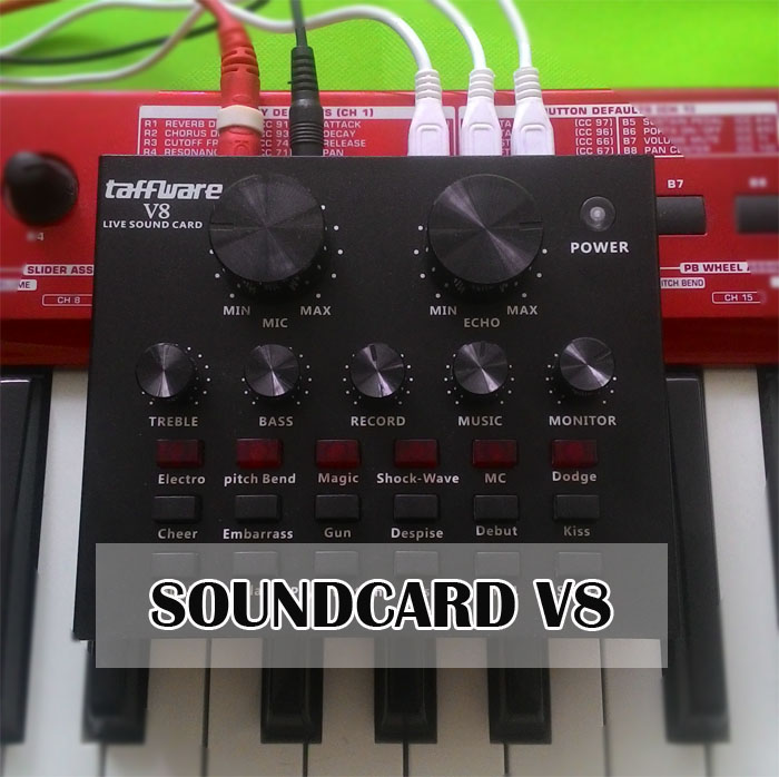 Taffware Live Soundcard V8 dan Kelebihannya - Kangagos