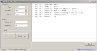 Modbus RTU Chat - HadiSCADA