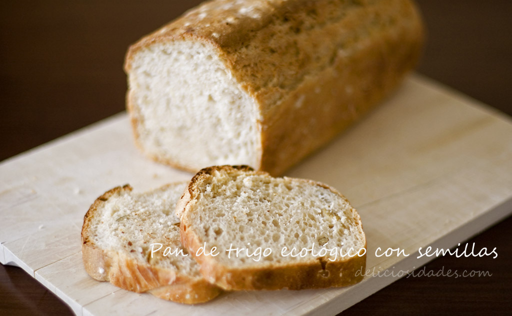 deliciosidades: Pan de trigo ecológico con semillas.