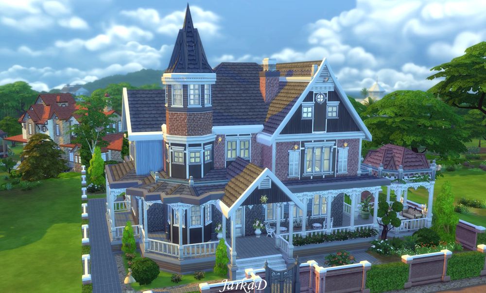 My Sims 4 Blog: Victorian House by JarkaD