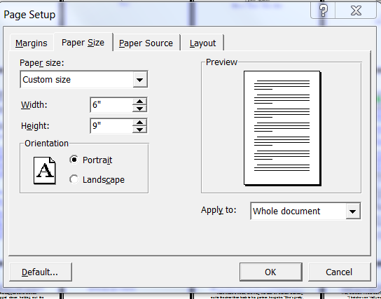 Samantha Fury's Land of Writing: Microsoft Word Page Formatting