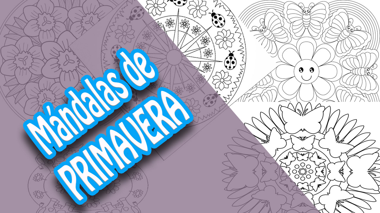 Mándalas para imprimir de primavera