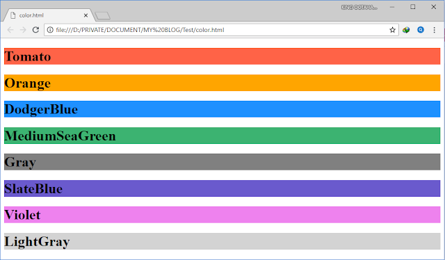 Belajar HTML Part 11 - Menambahkan Warna (Color) di HTML - king-octahasan
