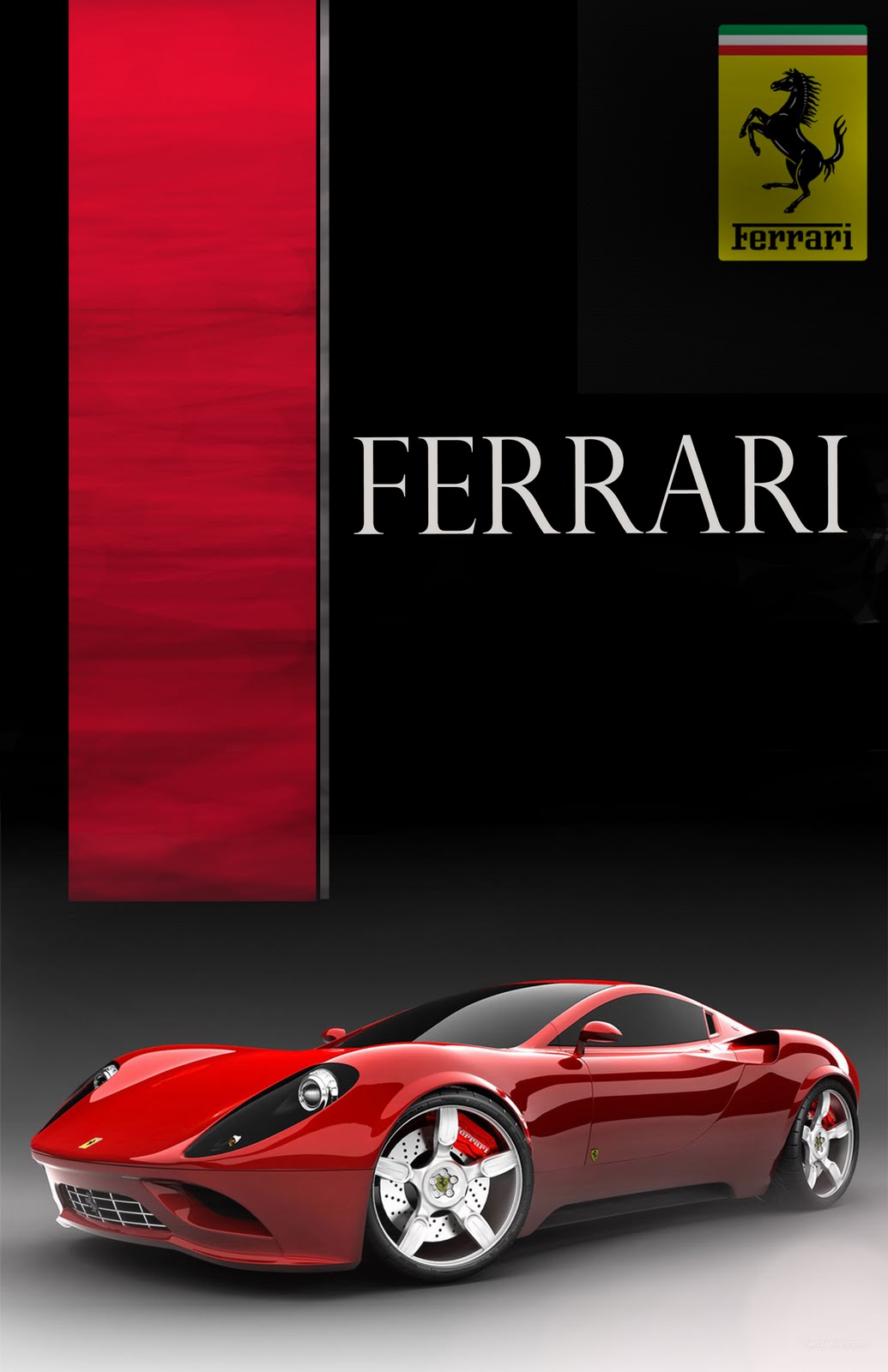 SNOOZE: Ferrari Poster