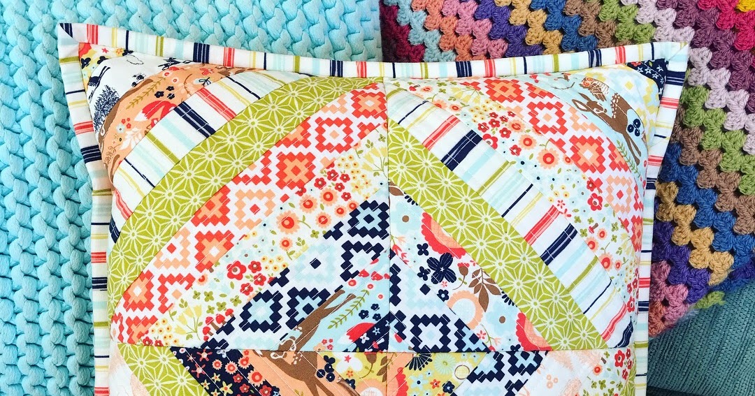 Woodland Spring Cushion - Samelia's Mum - A Quilting Journey by Anorina