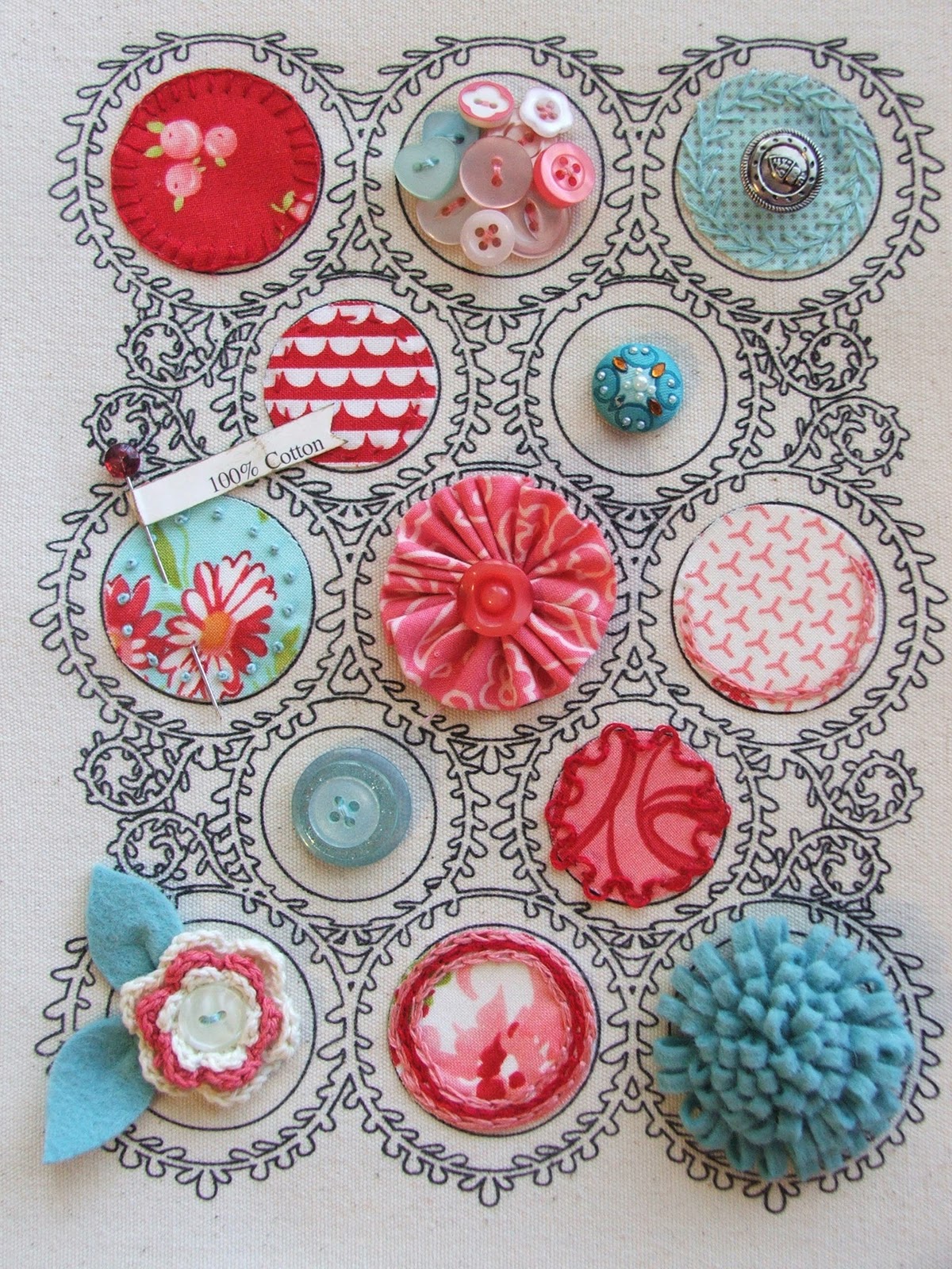 Pine Needles at Gardner Village: Basic Grey Canvas Sampler Boards