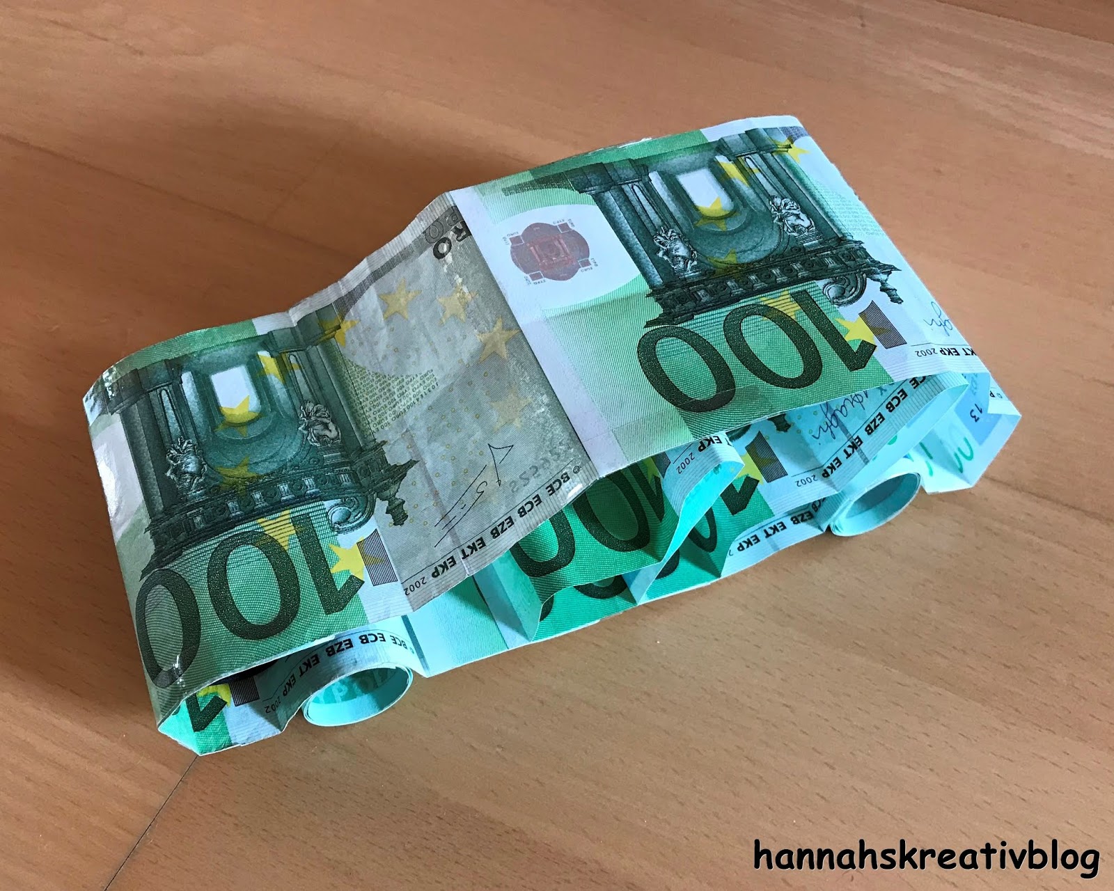 Hannahs Kreativblog: Geldgeschenk Auto für Führerschein