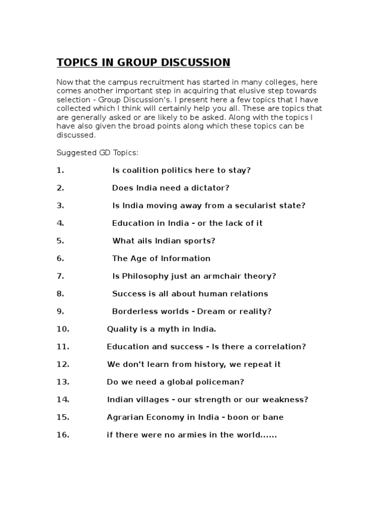Gd Topics For Engineering Students Scribd India gd-topics-for-engineering-students-scribd-india