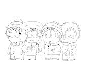 Kyle Broflovski Coloring Page Coloring Pages