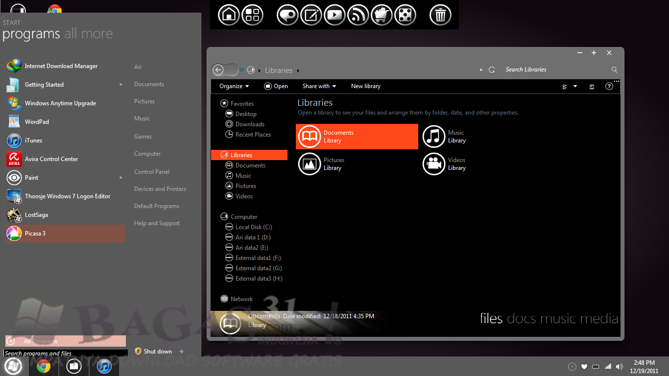 Skin Pack Keren Untuk Windows 7 - lasopadisk