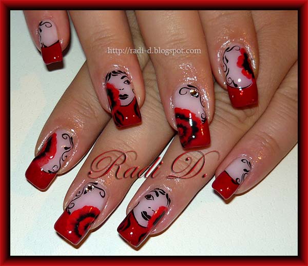 It`s all about nails: Lady In Red