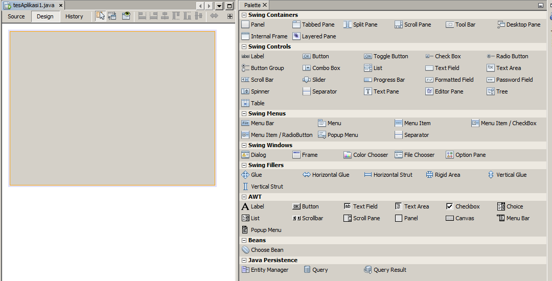 Memulai Membuat Program Gui Dengan Jframe