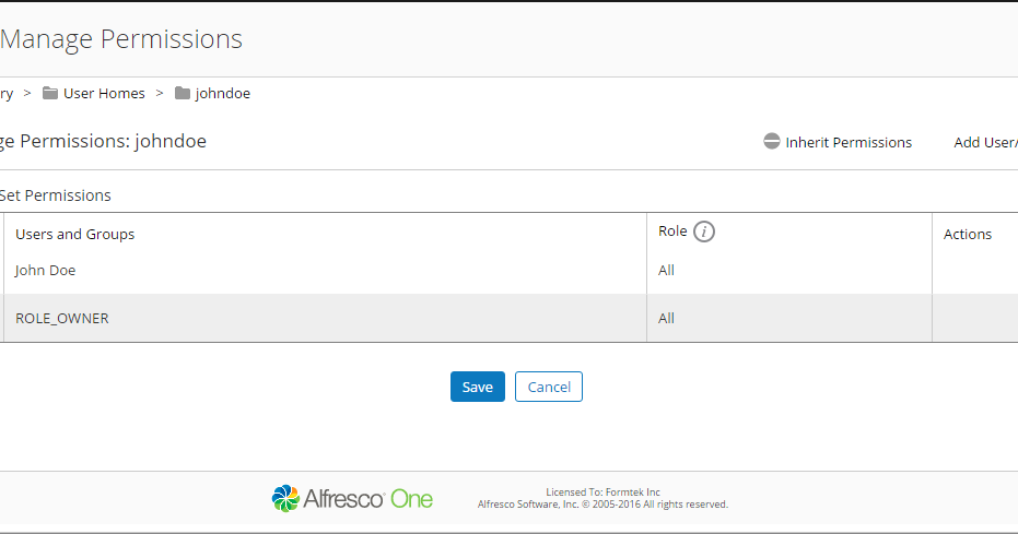 Technical Tips & Tricks: Home Folders for Recreated Alfresco Users