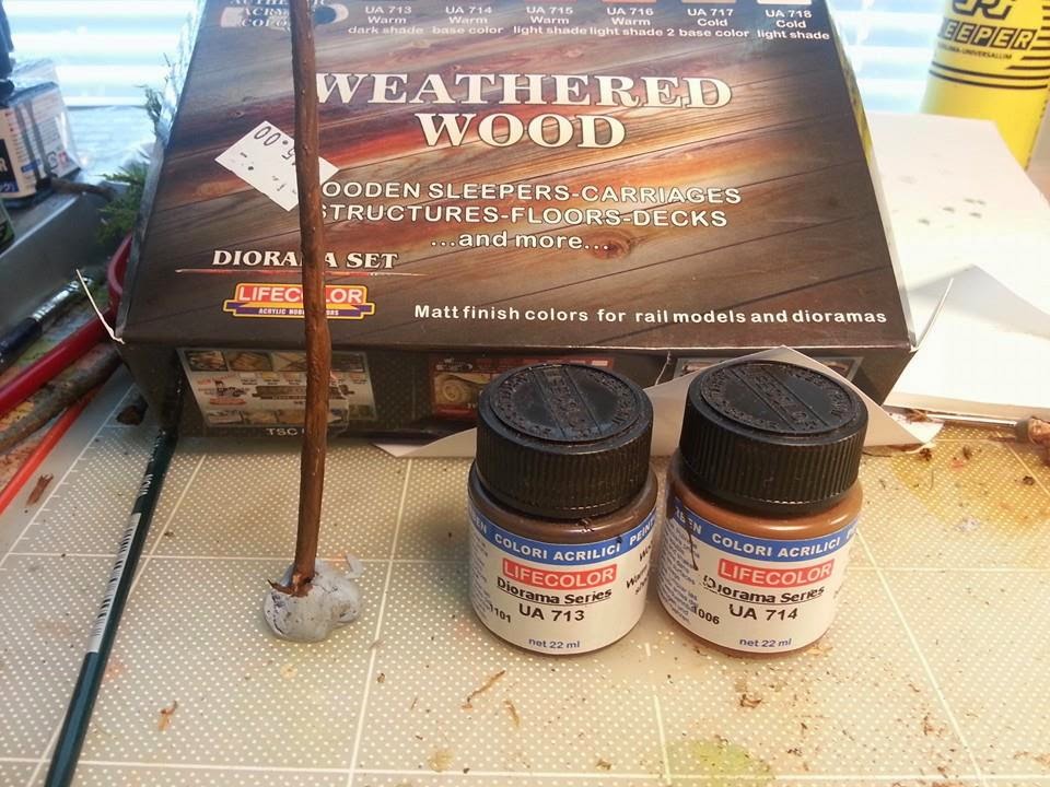 Scale models and dioramas: Making of picea abies