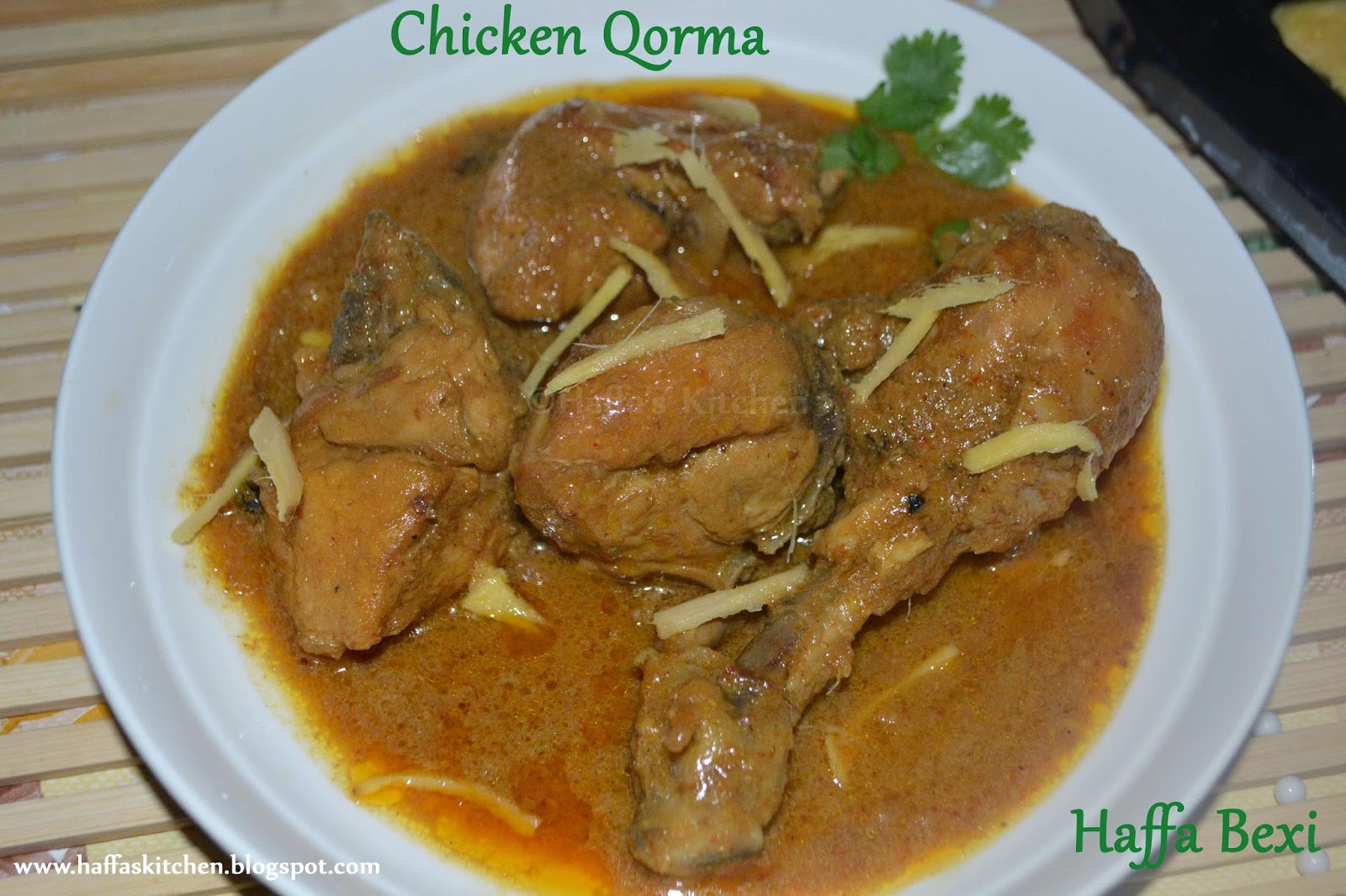 Chicken Korma (Stew) | Haffa's kitchen adventures