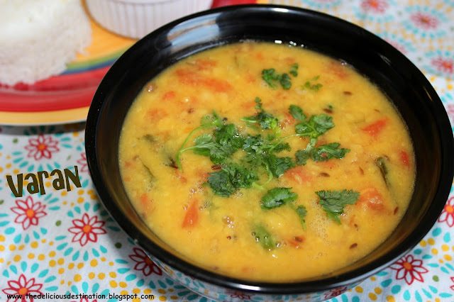 The Delicious Destination: Varan Recipe / Maharashtrian Varan / Dal Tadka