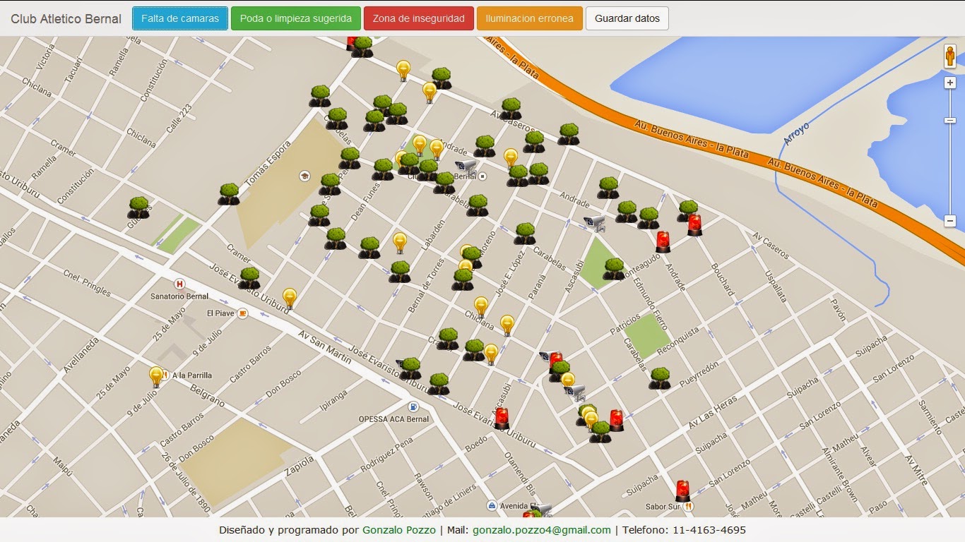 Joven quilmeño diseña un Mapa Virtual del delito y de problemáticas que ...