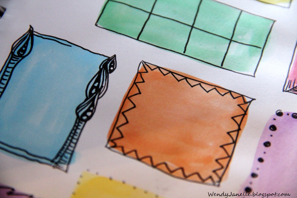 Living Creatively: Doodle Frames