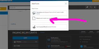 langkah mudah membuat website iklan baris gratis di blogspot