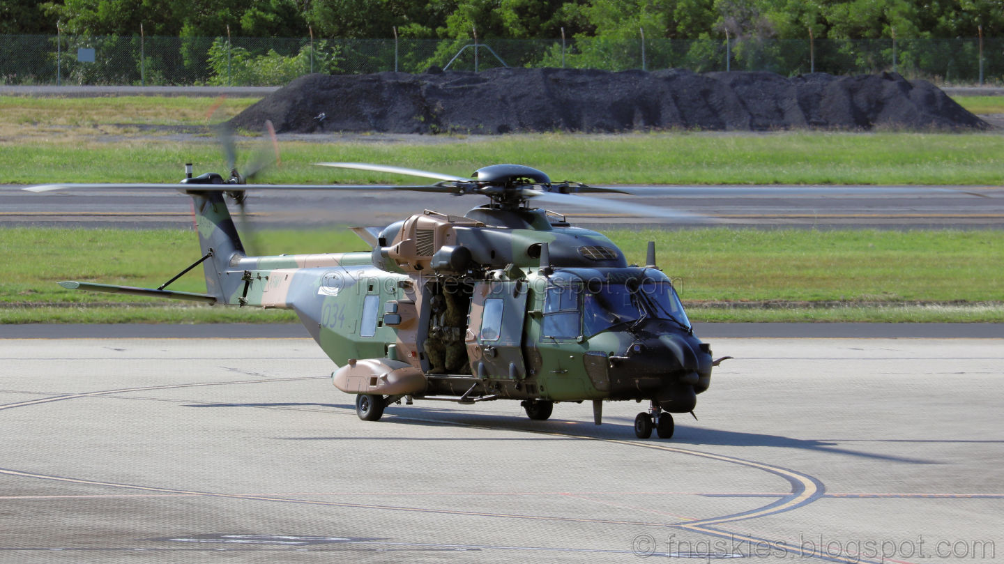 Far North Queensland Skies: Australian Army MRH-90's pass through
