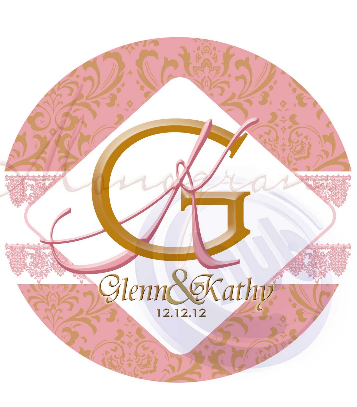 monogram hub: Kathy and Glenn: Victorian Vintage