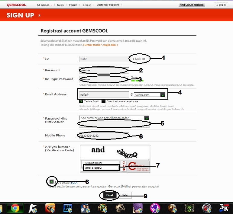 Semua Ada Di Sini: Cara Membuat Account Gemscool & Point Blank
