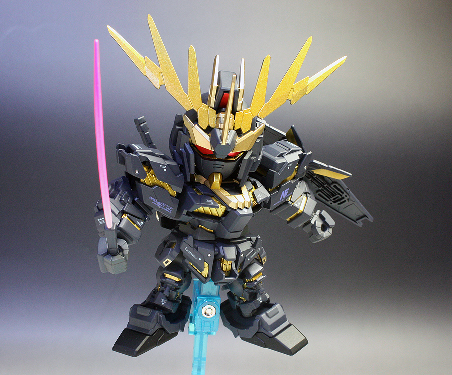 GUNDAM GUY: SD Gundam BB Senshi Banshee - Painted Build by Zgmfxg
