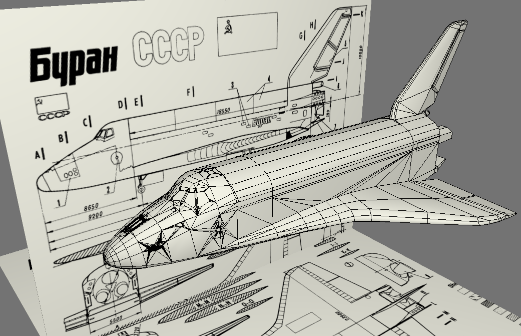 Desktopsimmer's 3D Models: Buran 3D Model - Part 1