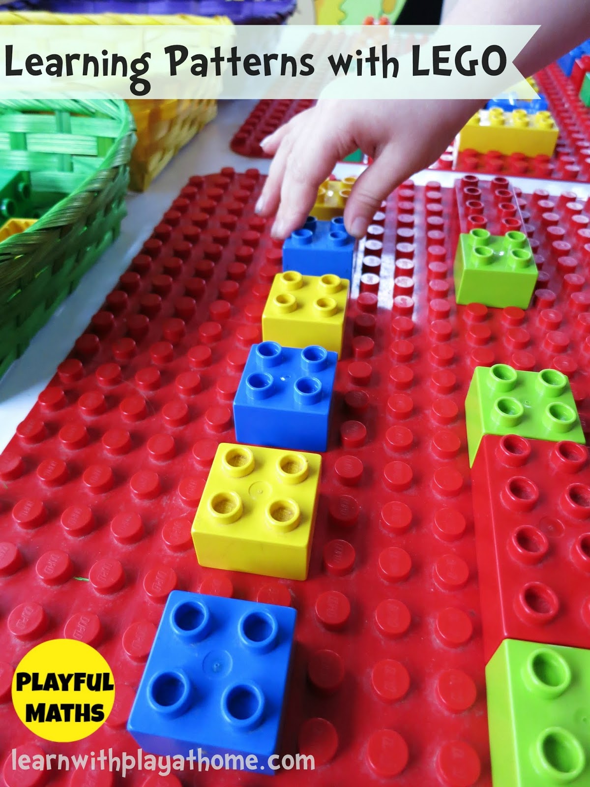 Learn with Play at Home: Learning Patterns with Lego