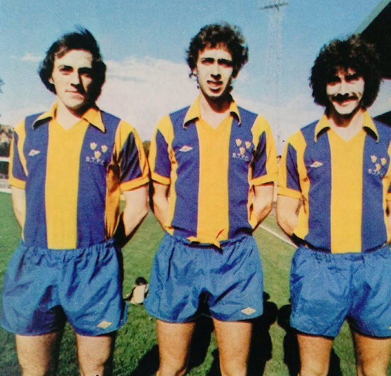 English Football Retro TV: Paul Maguire, Steve Biggins and Ian Atkins.