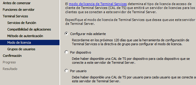 Sistemas Operativos en Red - 2ºCFGM: Terminal Server. RDP: Puerto 3389