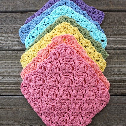 Beautiful Skills - Crochet Knitting Quilting : Flowers Dishcloth (Free ...