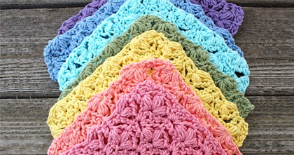Beautiful Skills - Crochet Knitting Quilting : Flowers Dishcloth (Free ...