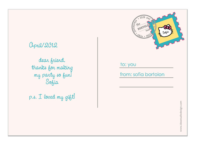 Ideias do Studio: Cartão postal virtual [hello kitty]